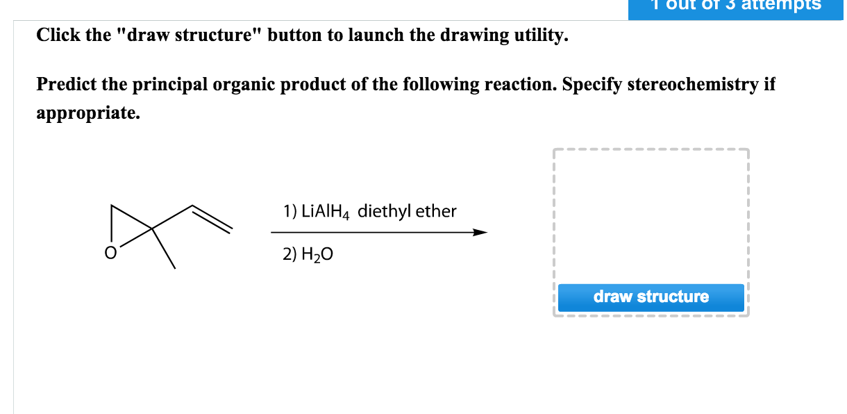 Solved Click the draw structure button to launch the drawing | Chegg.com