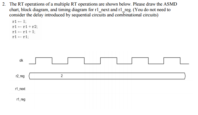 Solved The RT operations of a multiple RT operations are | Chegg.com