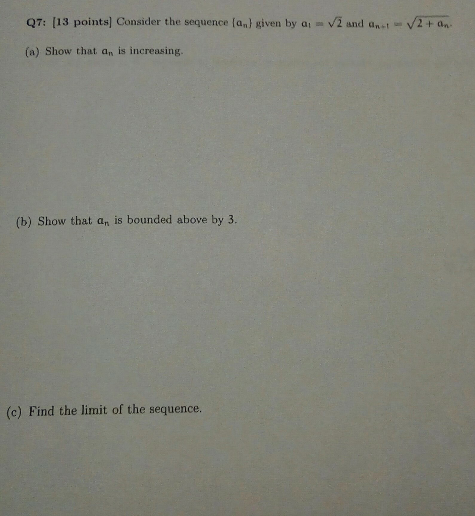 Solved Consider the sequence {a_n} given by a_1 = | Chegg.com