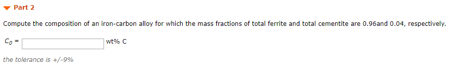 Solved What is the proeutectoid phase for an iron-carbon | Chegg.com