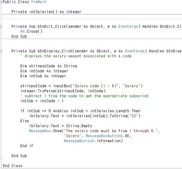 Solved Open the Salary Solution (Salary Solution.sln) file | Chegg.com