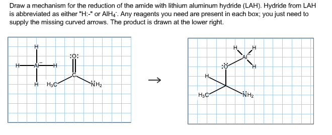 Solved Draw a mechanism for the reduction of the amide with | Chegg.com