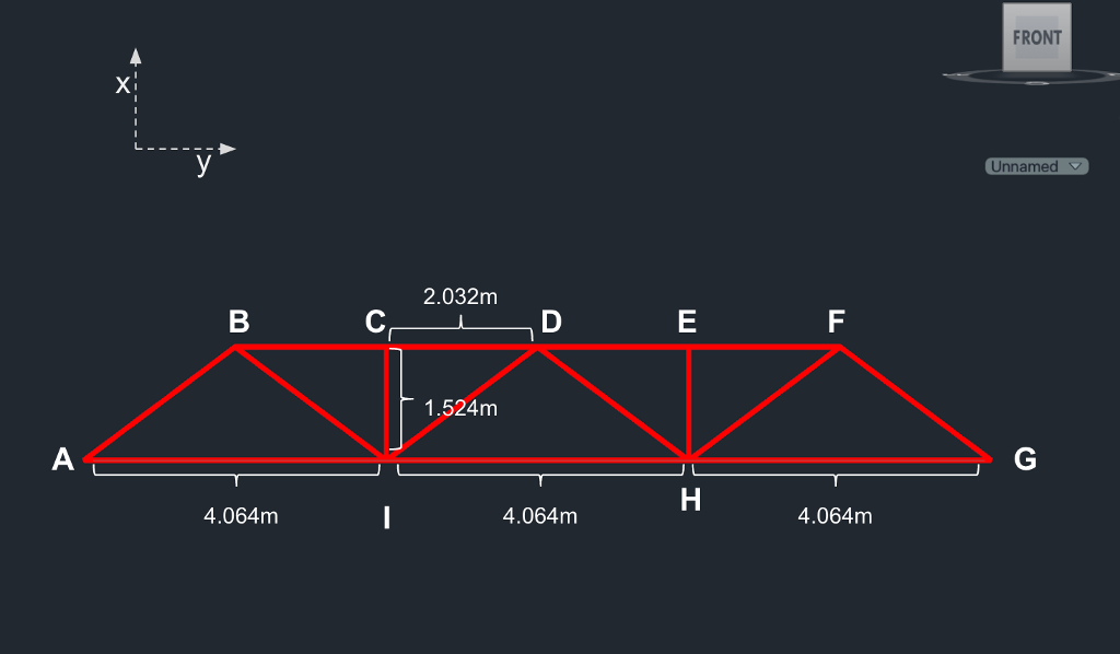 Solved Here is a bridge. Side view drawing included. | Chegg.com
