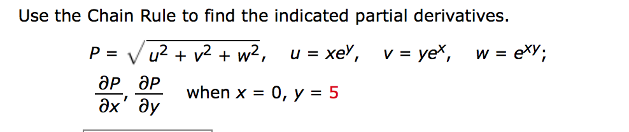 Solved Use the Chain Rule to find the indicated partial | Chegg.com
