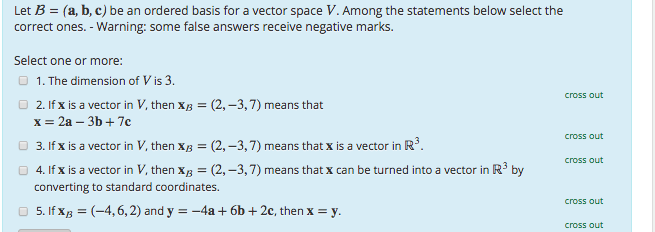 Solved Let B = (a, b, c) be an ordered basis for a vector | Chegg.com