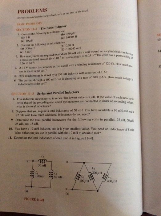 Solved Convert the following to millihenries 1 H 250 mu H Chegg
