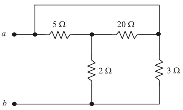 Solved Find the equivalent resistance using only rules | Chegg.com