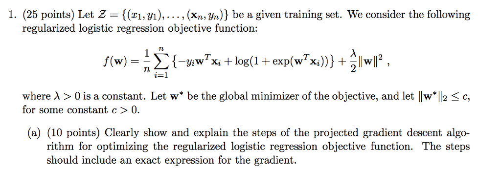 Let Z = {(x_1, y_1), ..., (x_n, y_n)} be a given | Chegg.com
