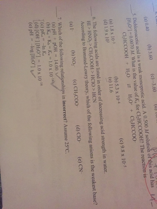 Solved Part I. Multiple Choice (3 points each) (for Multiple | Chegg.com