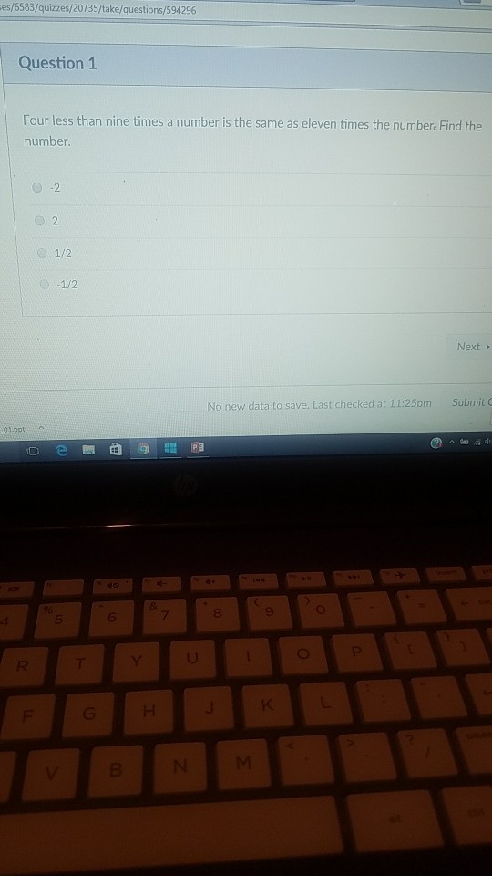 Solved Question1 Four less than nine times a number is the | Chegg.com