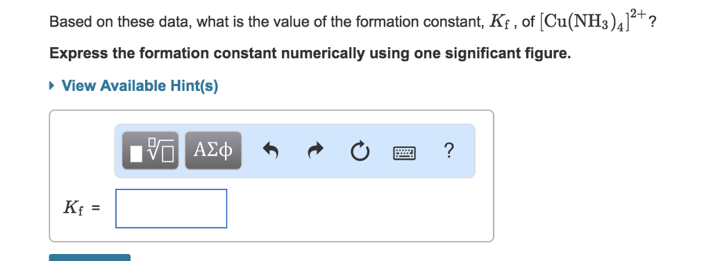 Based on these data, what is the value of the | Chegg.com