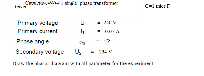 Solved Complete the following vector diagram with the load | Chegg.com