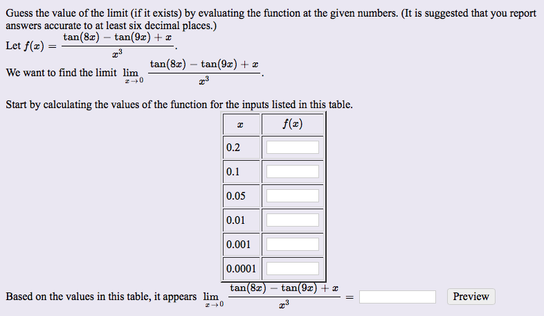 Solved Guess The Value Of The Limit If It Exists By