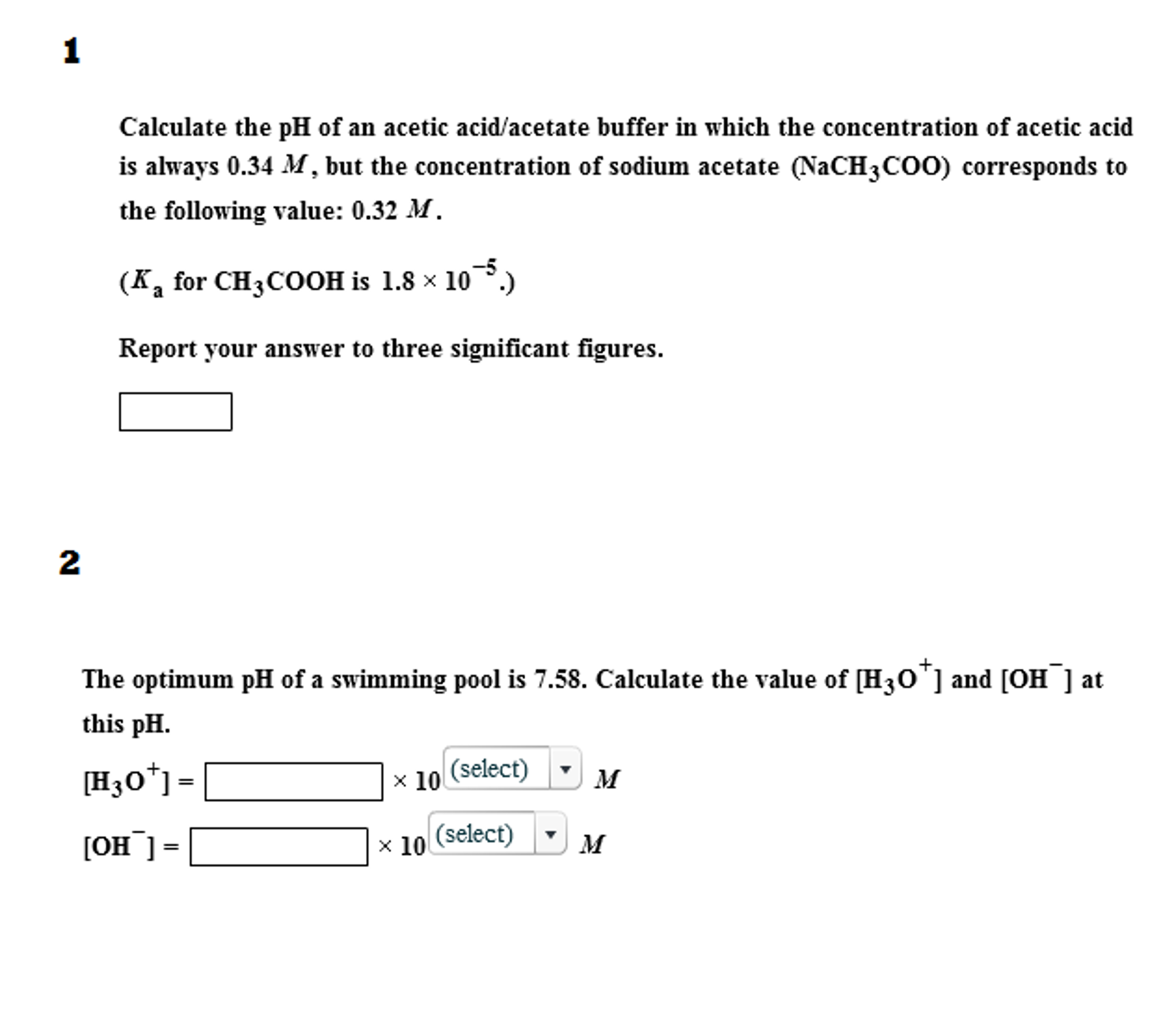 Solved Using the K_a values in the table below, calculate | Chegg.com