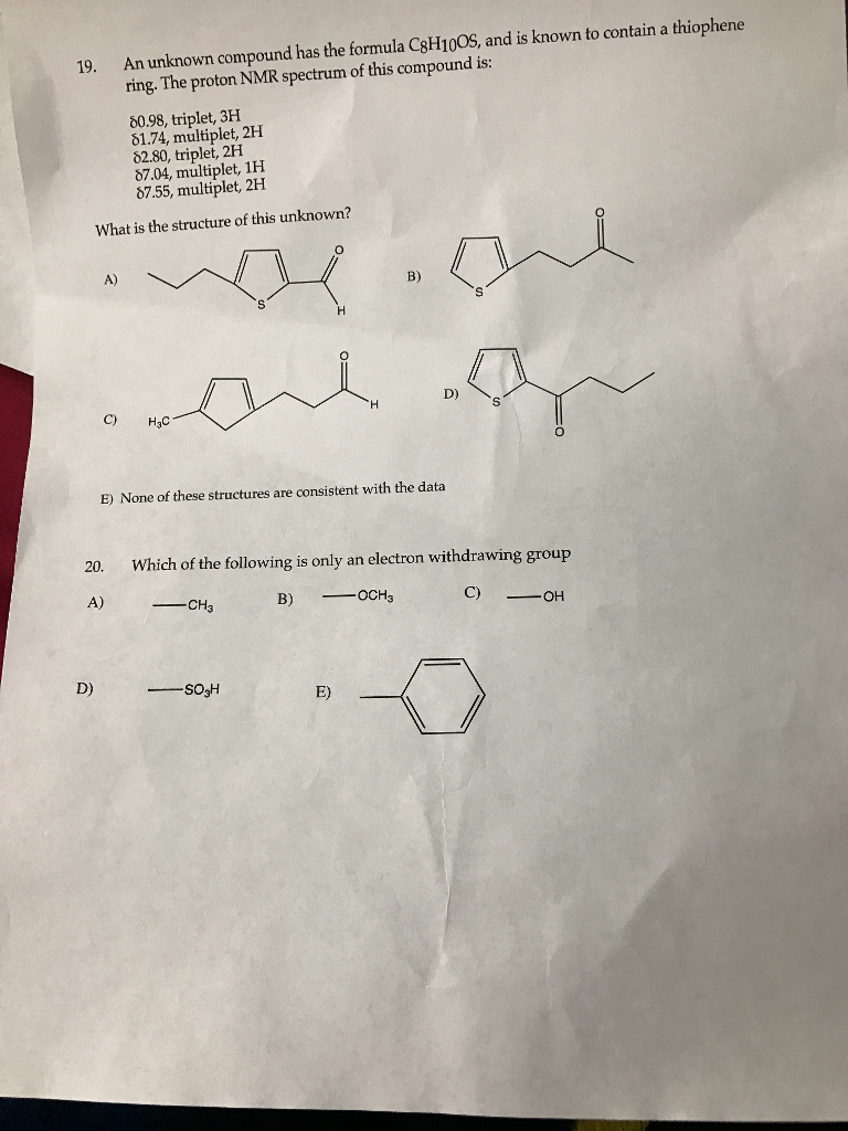 Solved Which of the following is only an electron | Chegg.com
