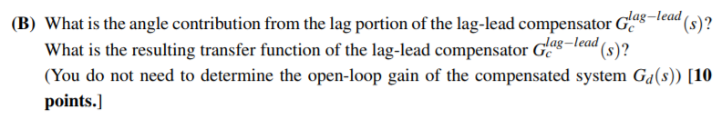 (IV) Given a negative unity feedback control system | Chegg.com