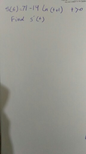 Solved Find s' (t) | Chegg.com