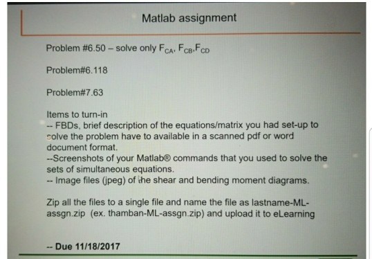 Solved Matlab assignment solve only FcA FcB.FCD Problem | Chegg.com