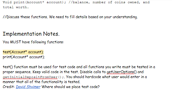 Solved Foundations of Computer Science (C++) The API | Chegg.com