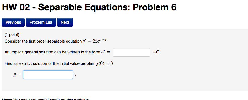 Solved Consider the first order separable equation y' = | Chegg.com