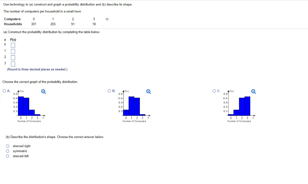 Solved Use technology to (a) construct and graph a | Chegg.com