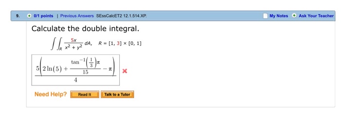 Solved Double integral problems. Thank you! | Chegg.com