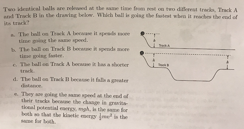 Solved Two identical balls are released at the same time | Chegg.com