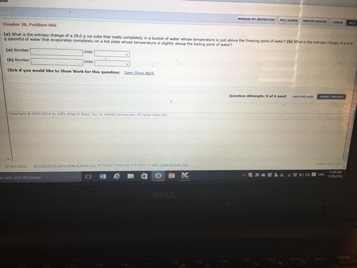 Solved MESSAGE MY INSTRUCTOR Chapter 20, Problem 006 (a) | Chegg.com