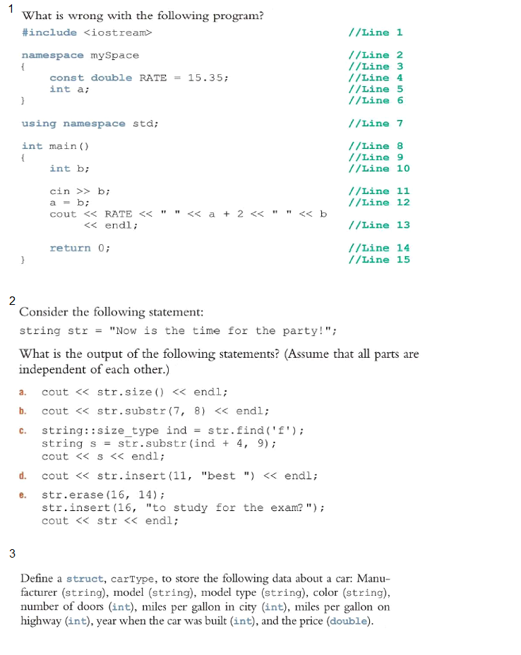 Solved What is wrong with the following program? #include | Chegg.com