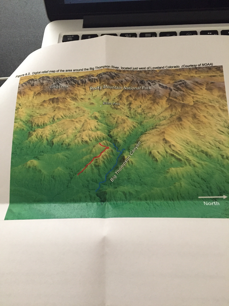 Solved 1) Figure 6.2 is a digital relief map showing the | Chegg.com