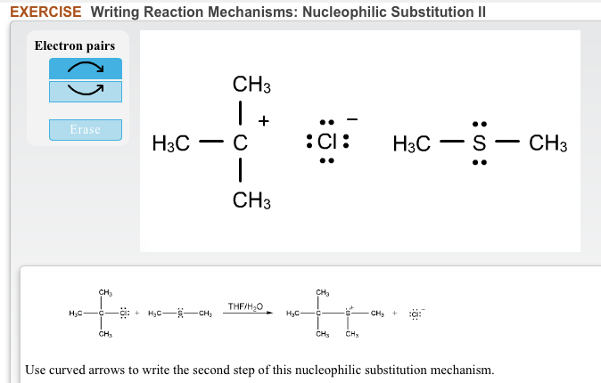 Solved Writing Reaction Mechanisms: Nucleophilic | Chegg.com
