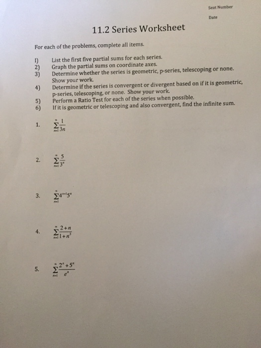 Solved For each of the problems, complete all items. List | Chegg.com