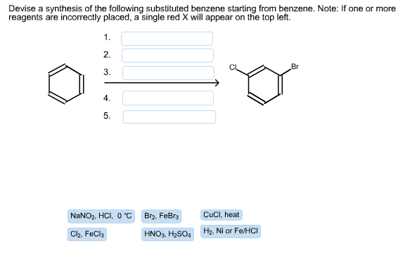 Solved Devise a synthesis of the following substituted | Chegg.com