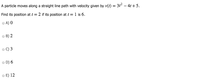 Solved A particle moves along a straight line path with | Chegg.com