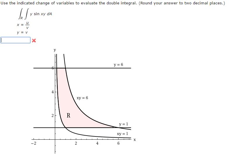 Solved Use the indicated change of variables to evaluate the | Chegg.com