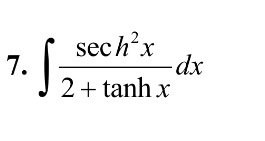 Solved Integral sec h^2 x/2 + tanh x dx | Chegg.com
