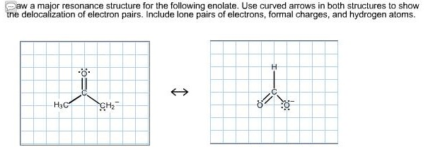 Solved Draw a major resonance structure for the following | Chegg.com