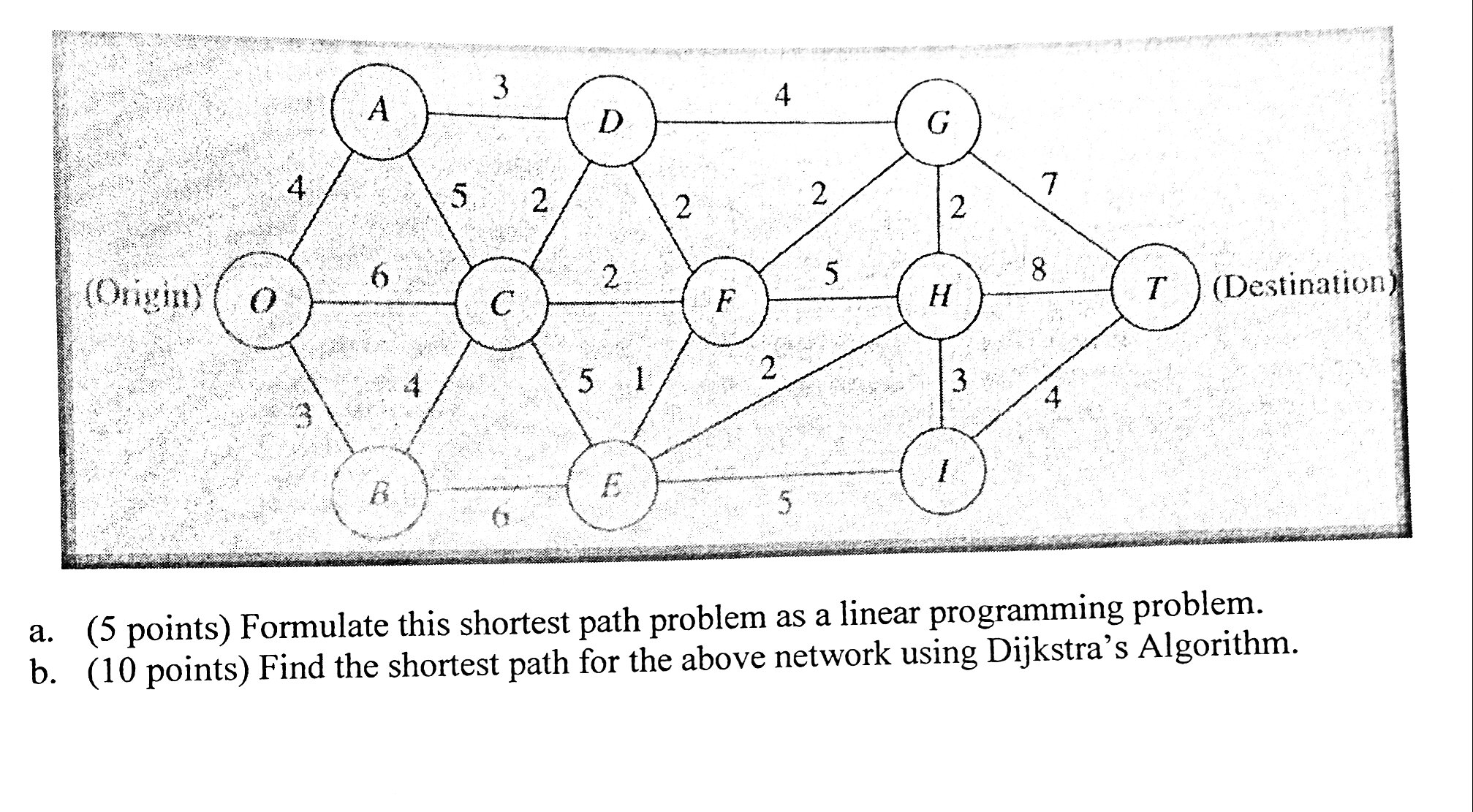 Solved c. Using the network given, find the minimum spanning | Chegg.com Solved c. Using the network given, find the minimum spanning | Chegg.com