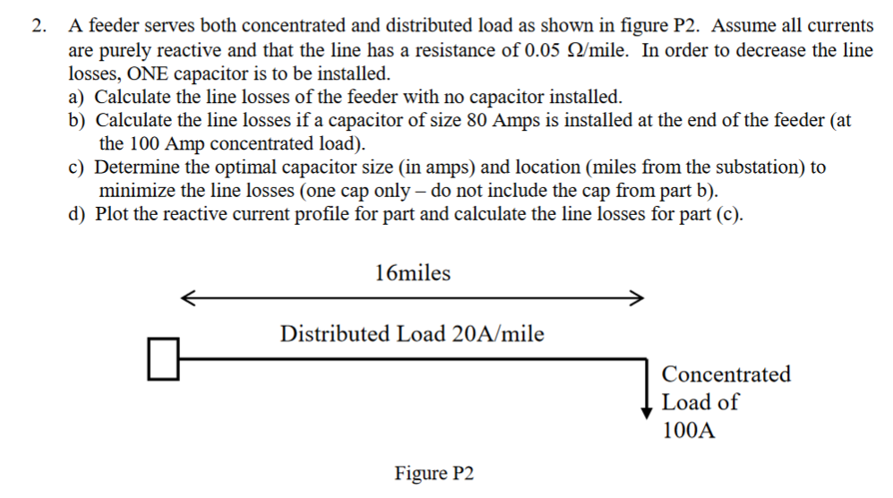 Solved A feeder serves both concentrated and distributed | Chegg.com
