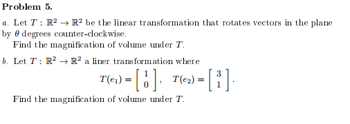 Solved Let T : R^2 right arrow R^2 be the linear | Chegg.com