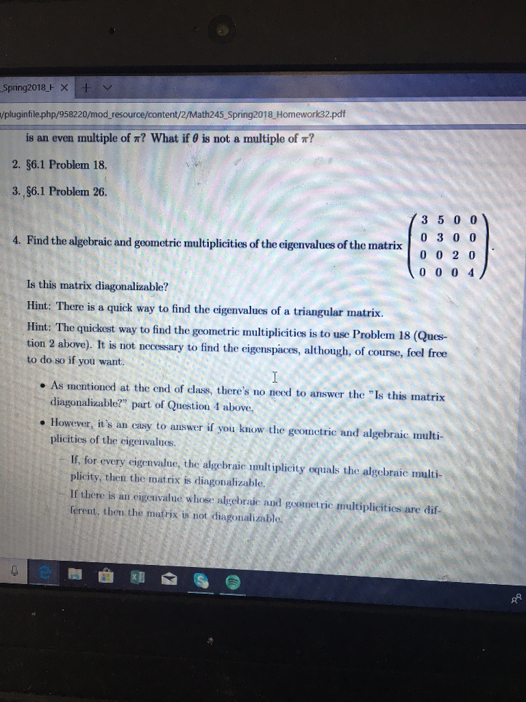 Solved Spring2018? + ? /pluginfile.php/958220/mod | Chegg.com