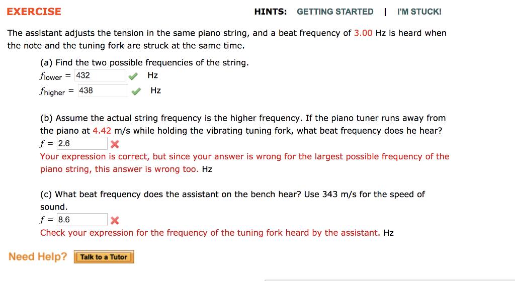 EXERCISE HINTS: GETTING STARTED I I'M STUCK! The | Chegg.com