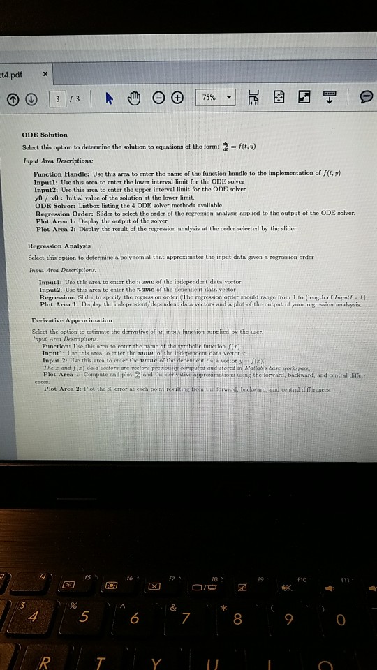 Design the following Graphical User Interface: | Chegg.com