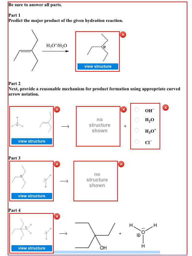 Solved Predict the major product of the given hydration | Chegg.com