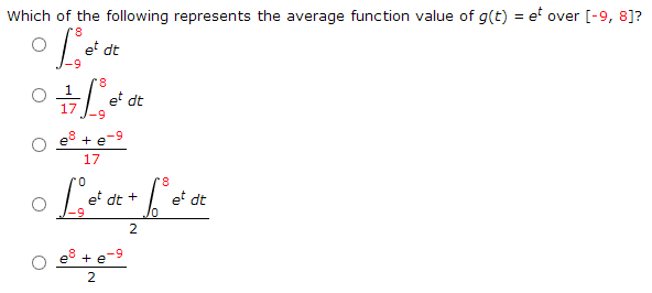 Solved Find the integral, given that a b f(x) dx = 9 and a | Chegg.com
