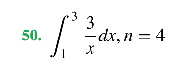 Solved Estimate the integral using a left-hand sum and a | Chegg.com