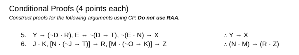 Solved Please answer the Logical proofs below using the | Chegg.com