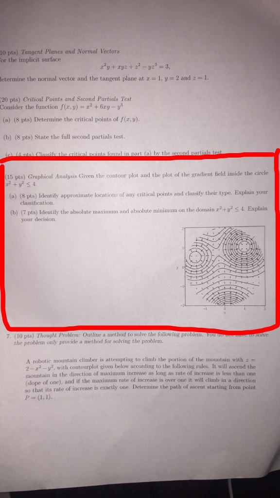 Solved Tangent Planes and Normal vectors for the implicit | Chegg.com