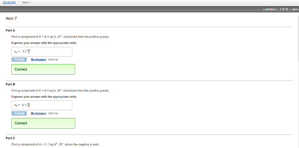 Solved Express your answer with the appropriate units ay= | Chegg.com
