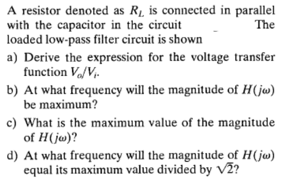 Solved 2. Consider the circuit below ui 2) | Chegg.com